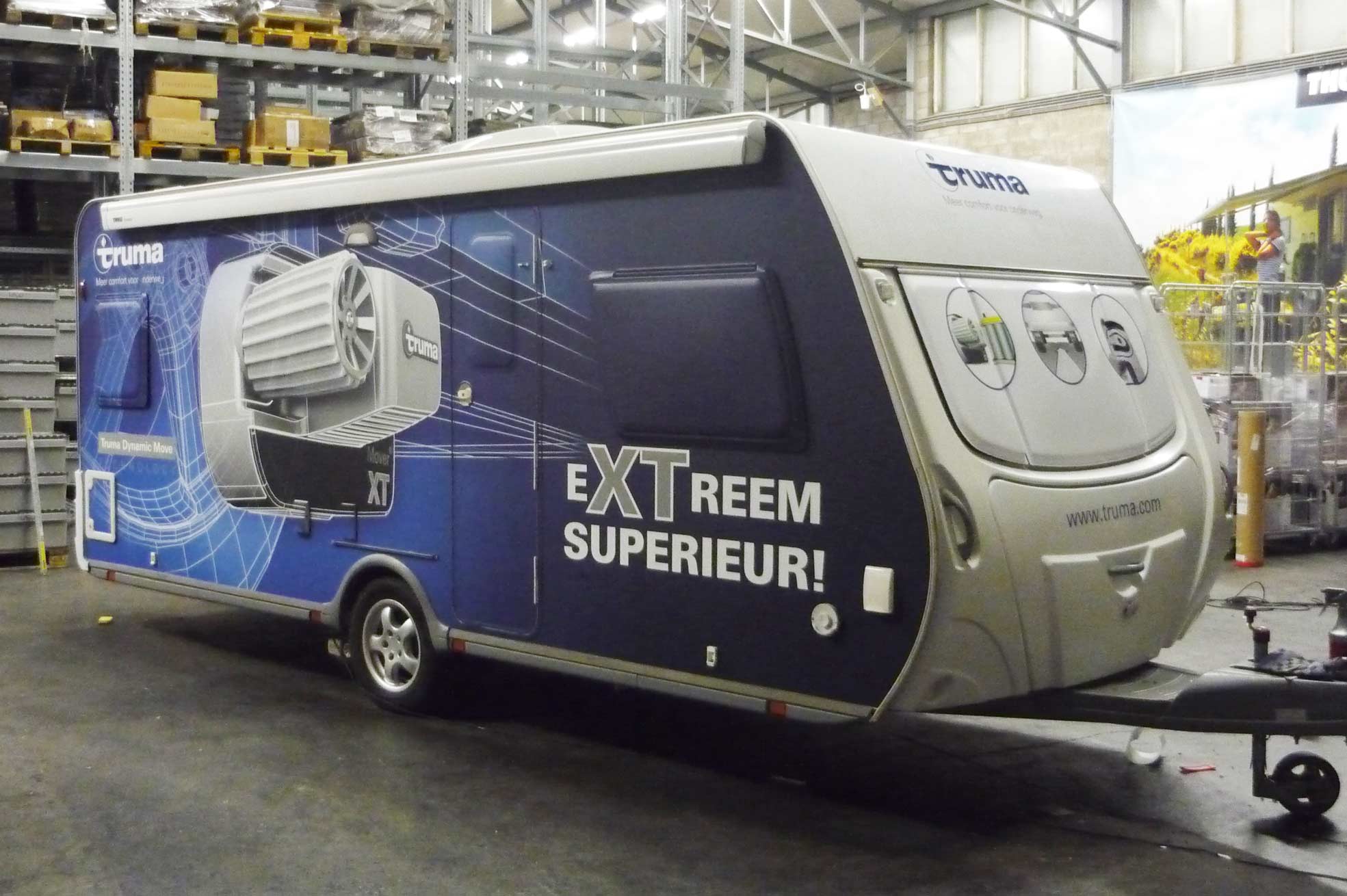 Bestickering Promo Caravan - Autobestickeren.com