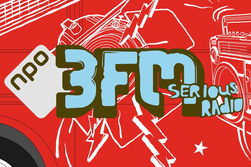 Car wrap promo-bestelbus - 3FM | Autobestickeren.com