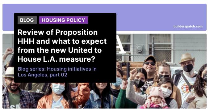 Review of Proposition HHH and what to expect from the new United to ...