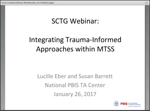 Center on PBIS | Video: Integrating Trauma Informed Support in MTSS ...
