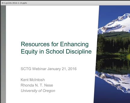 Center on PBIS | Video: Resources for Enhancing Equity in School ...