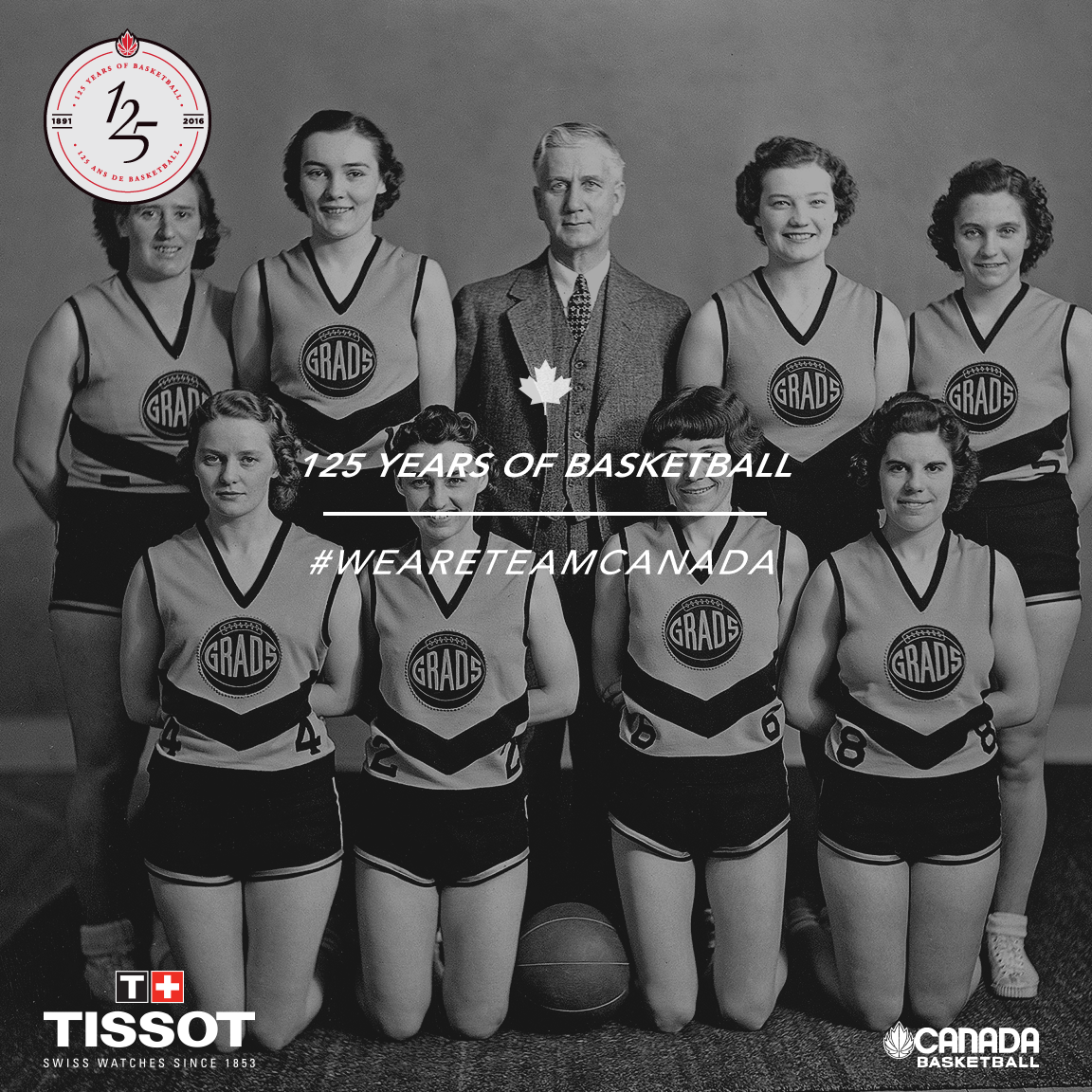 #bball125 Edmonton Grads