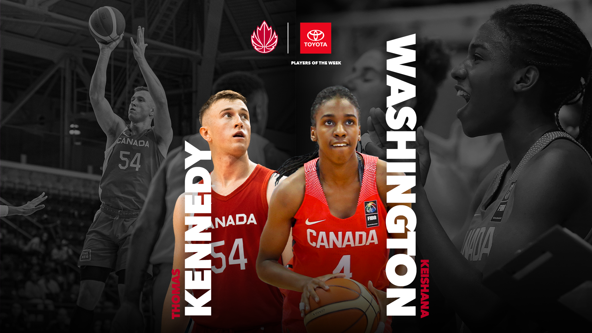 Kennedy, Washington named Toyota Canada Players of the Week