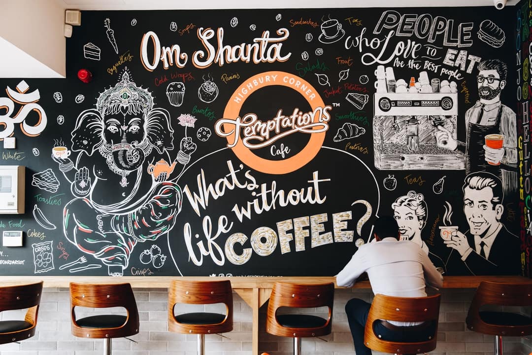 The Blackboard Artist – London based blackboard painter