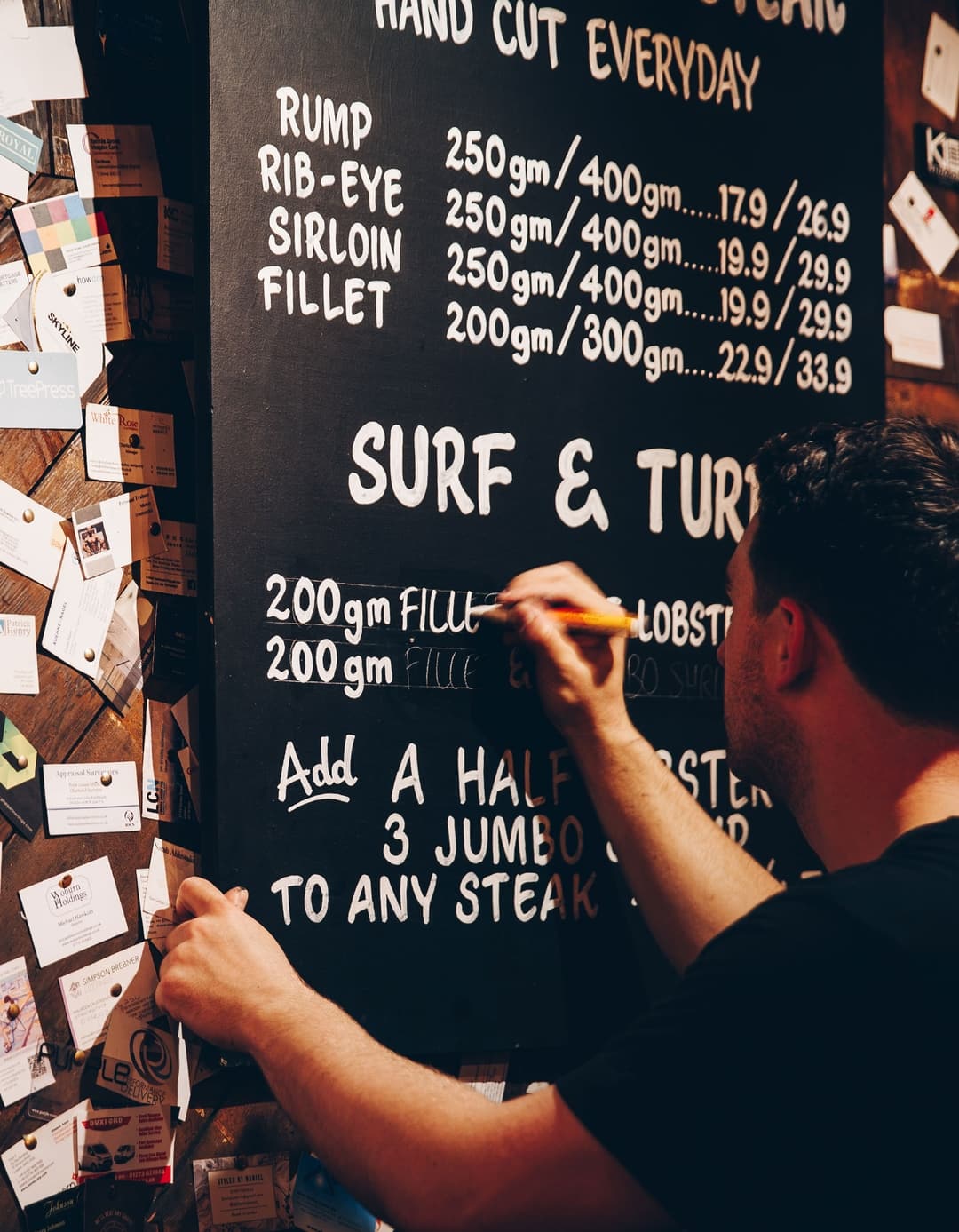 The Blackboard Artist – London based blackboard painter