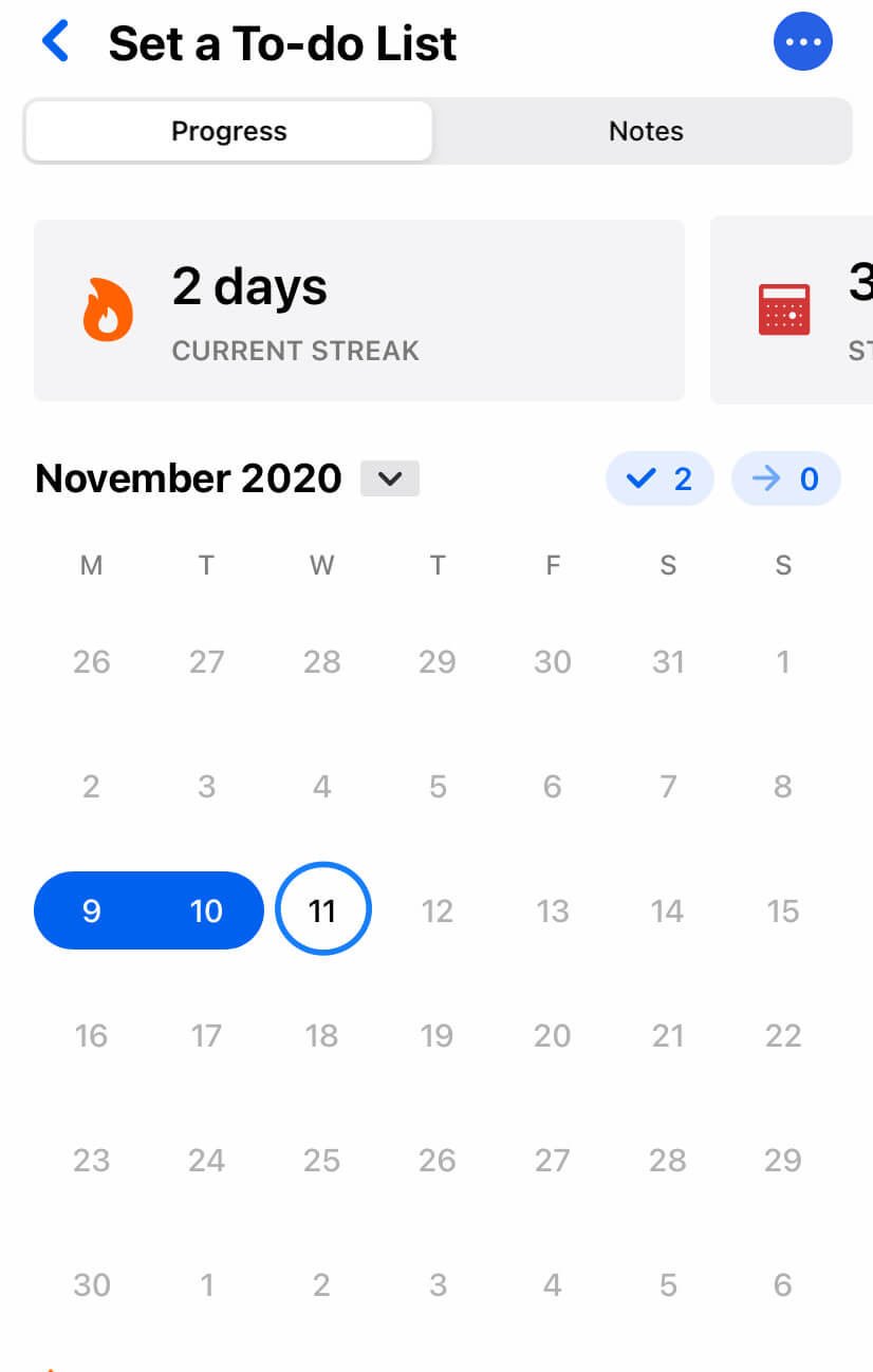 Instruction - Start a Streak