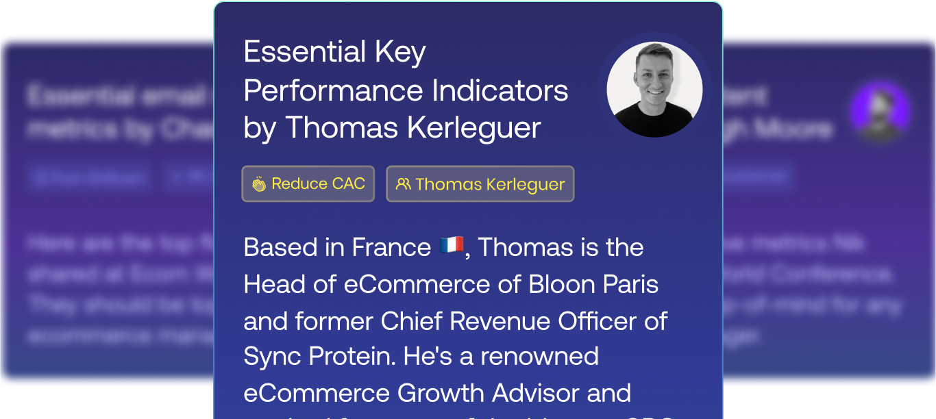 Essential Key Performance Indicators by Thomas Kerleguer