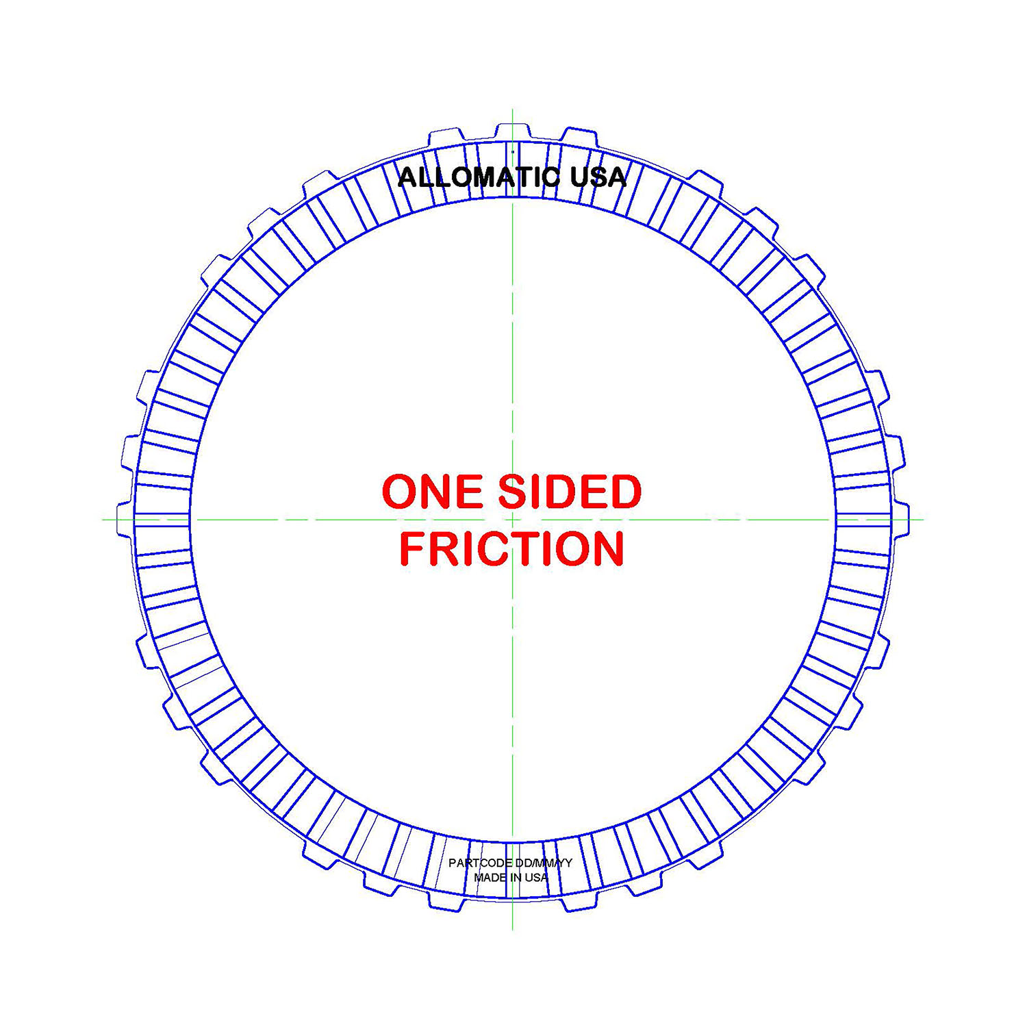 HYUNDAI / KIA A6LF1, A6LF2 3, 5, Reverse Single Sided, (.079") OD ...