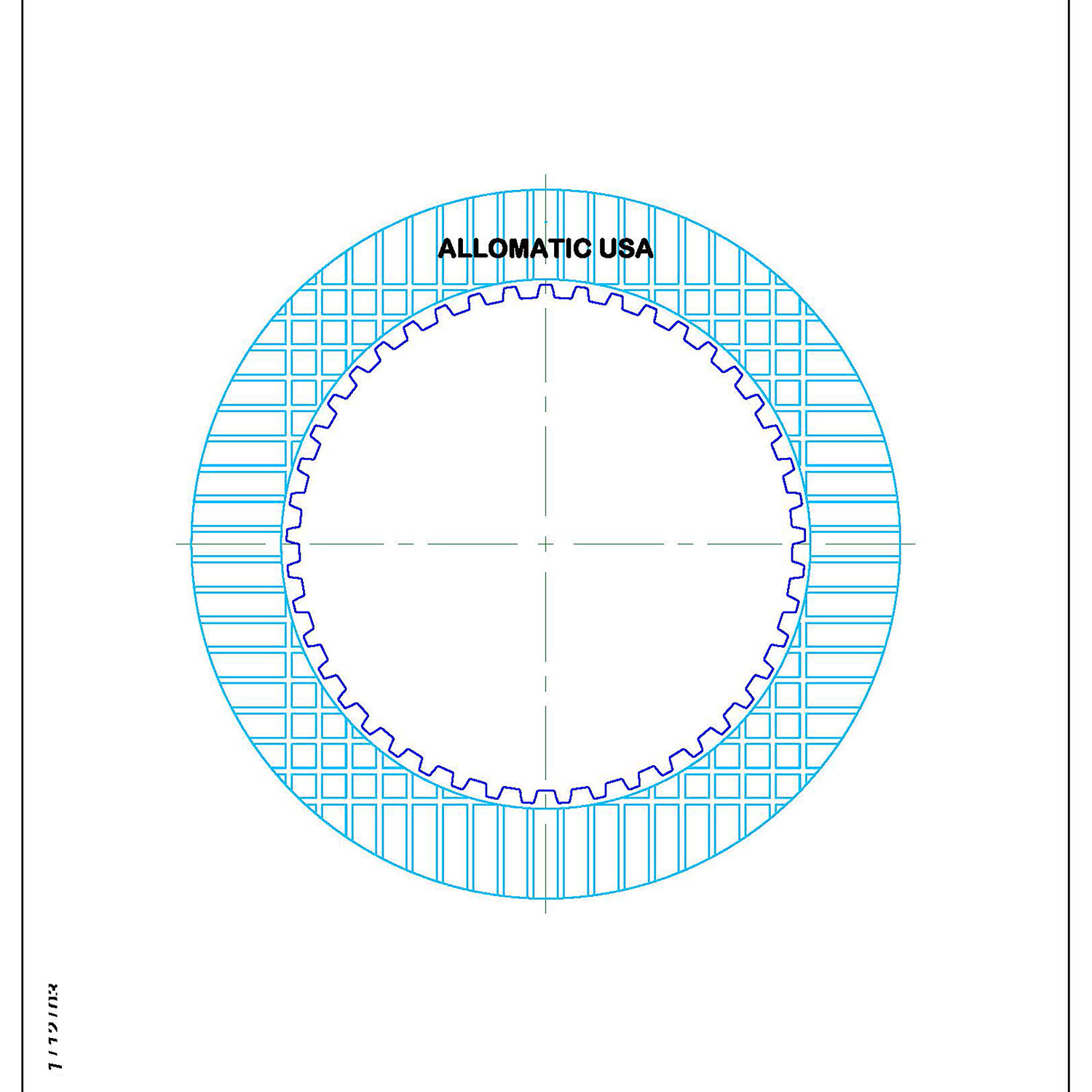 FORD FMX Front, All Except FMX Friction Clutch Plate 512178 | Allomatic