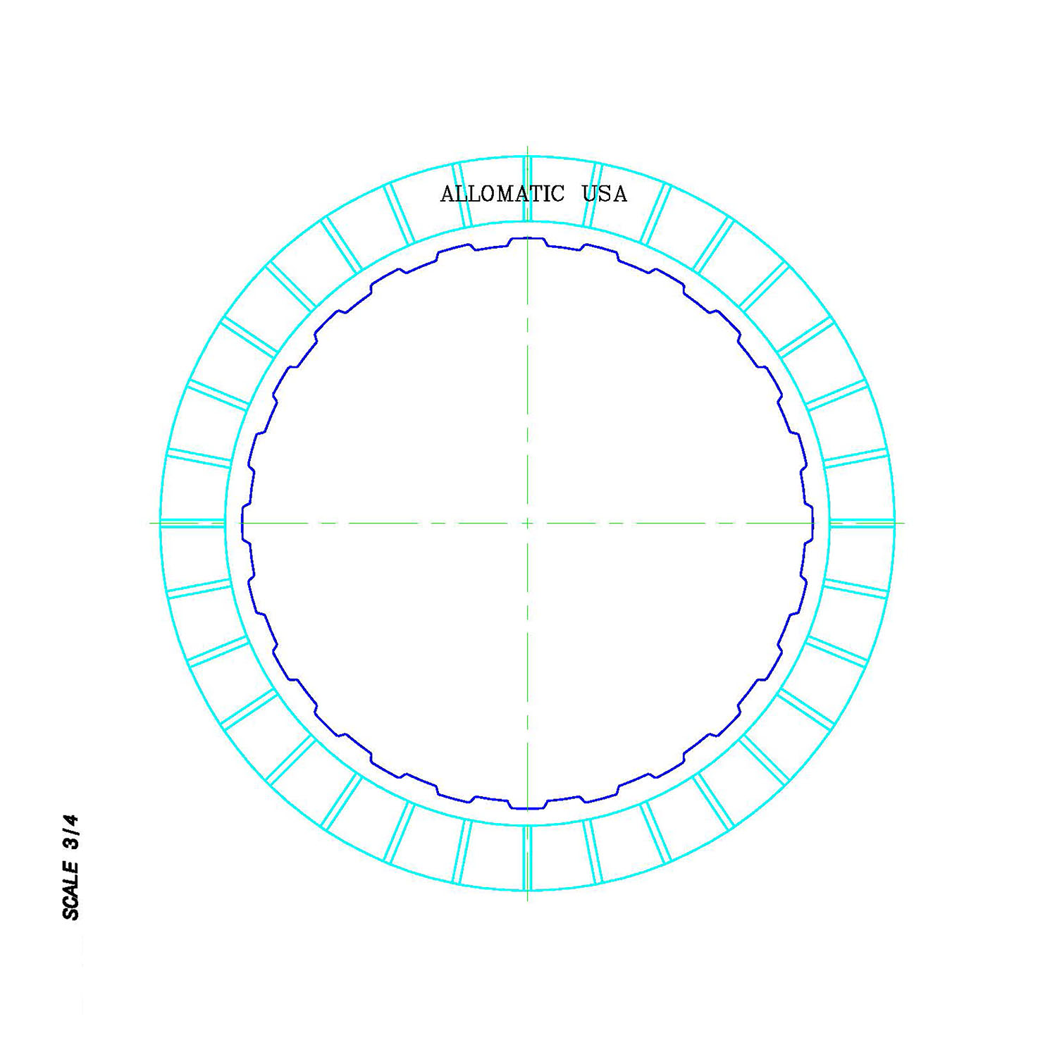 FORD 5R110W TorqShift Intermediate Friction Clutch Plate 512394 | Allomatic