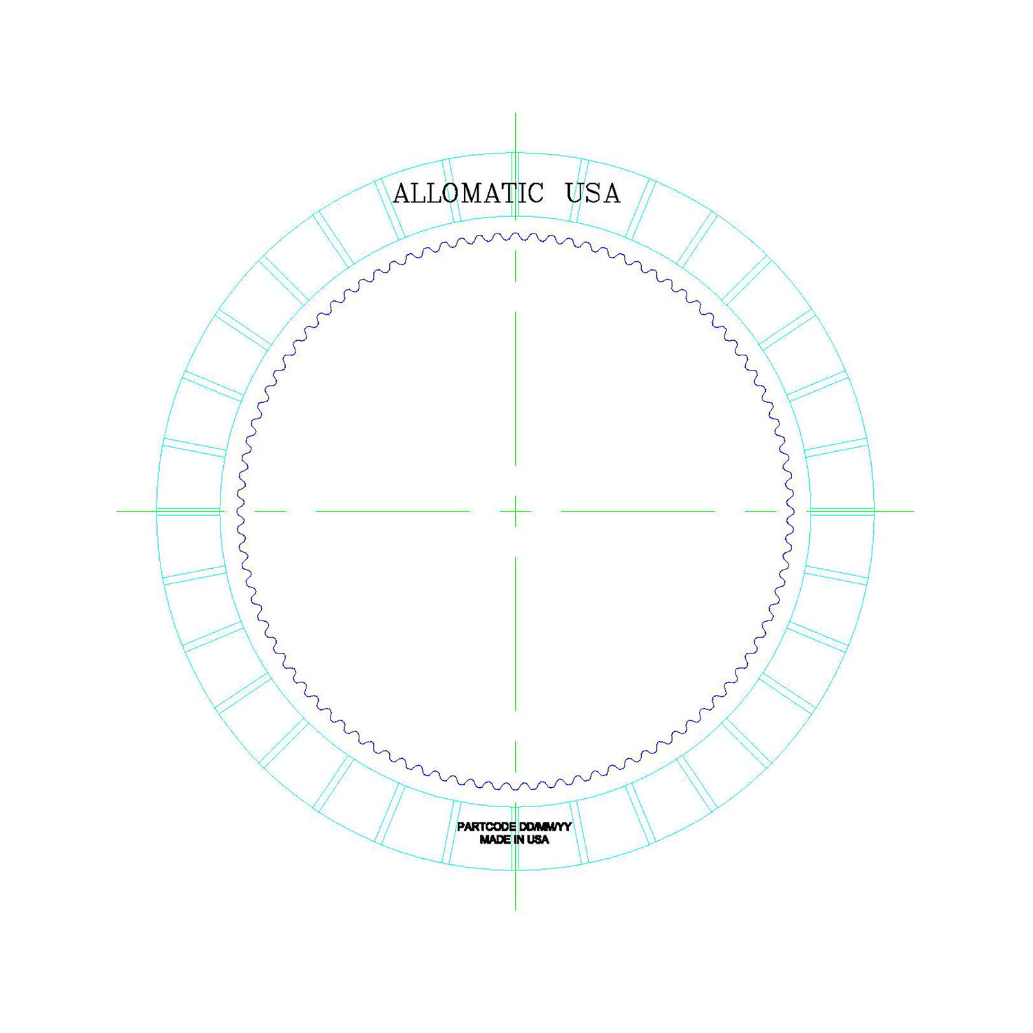 FORD 5R110W TorqShift Intermediate High Energy Friction Clutch Plate ...