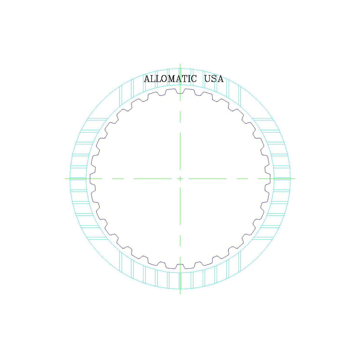 FORD 6R60, 6R75, 6R80 Overdrive High Energy Friction Clutch Plate ...