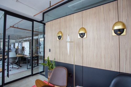 Tangram Project: Tangram DTLA Falkbuilt Walls