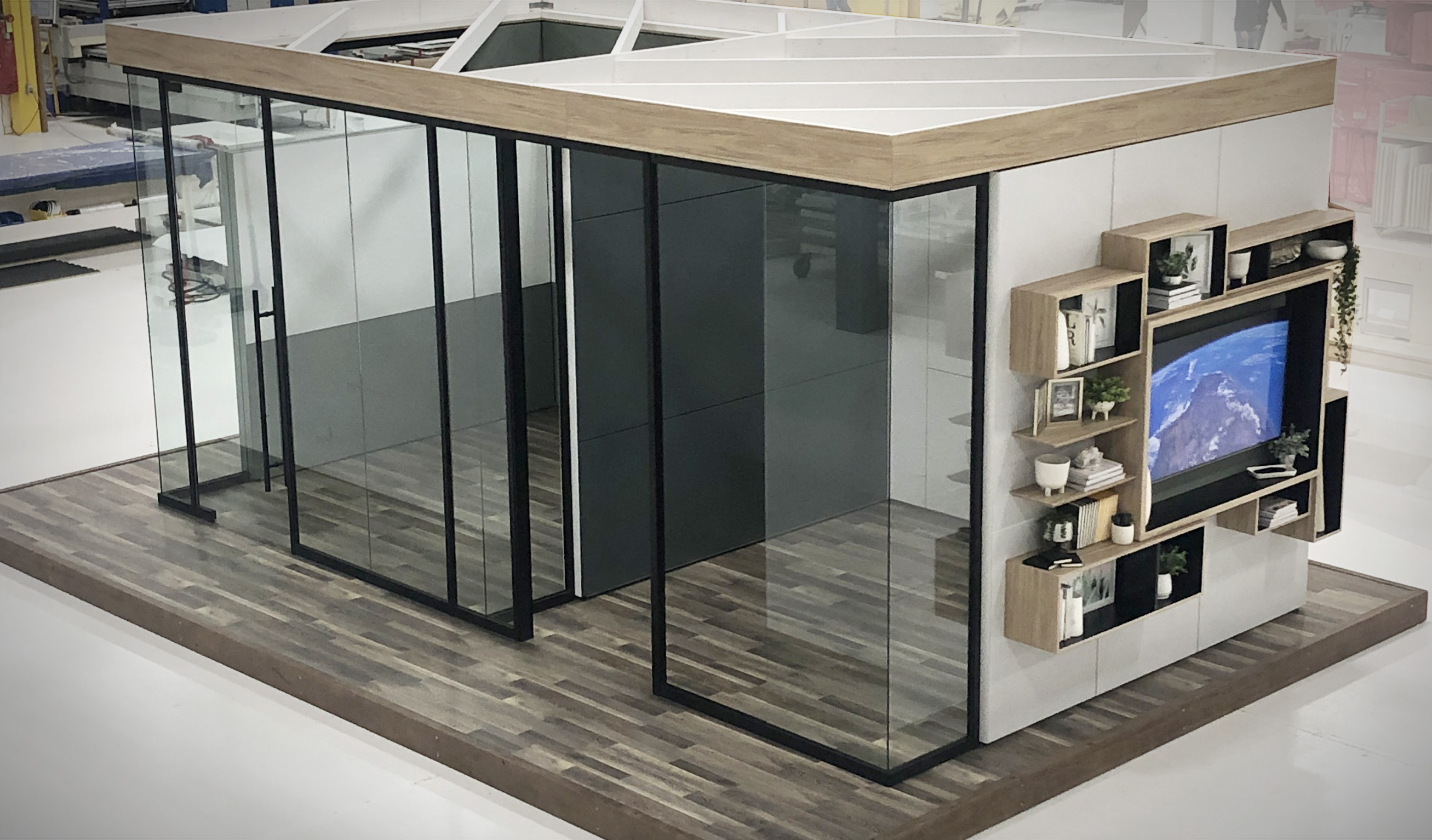 Tangram Project: Tangram DTLA Falkbuilt Walls