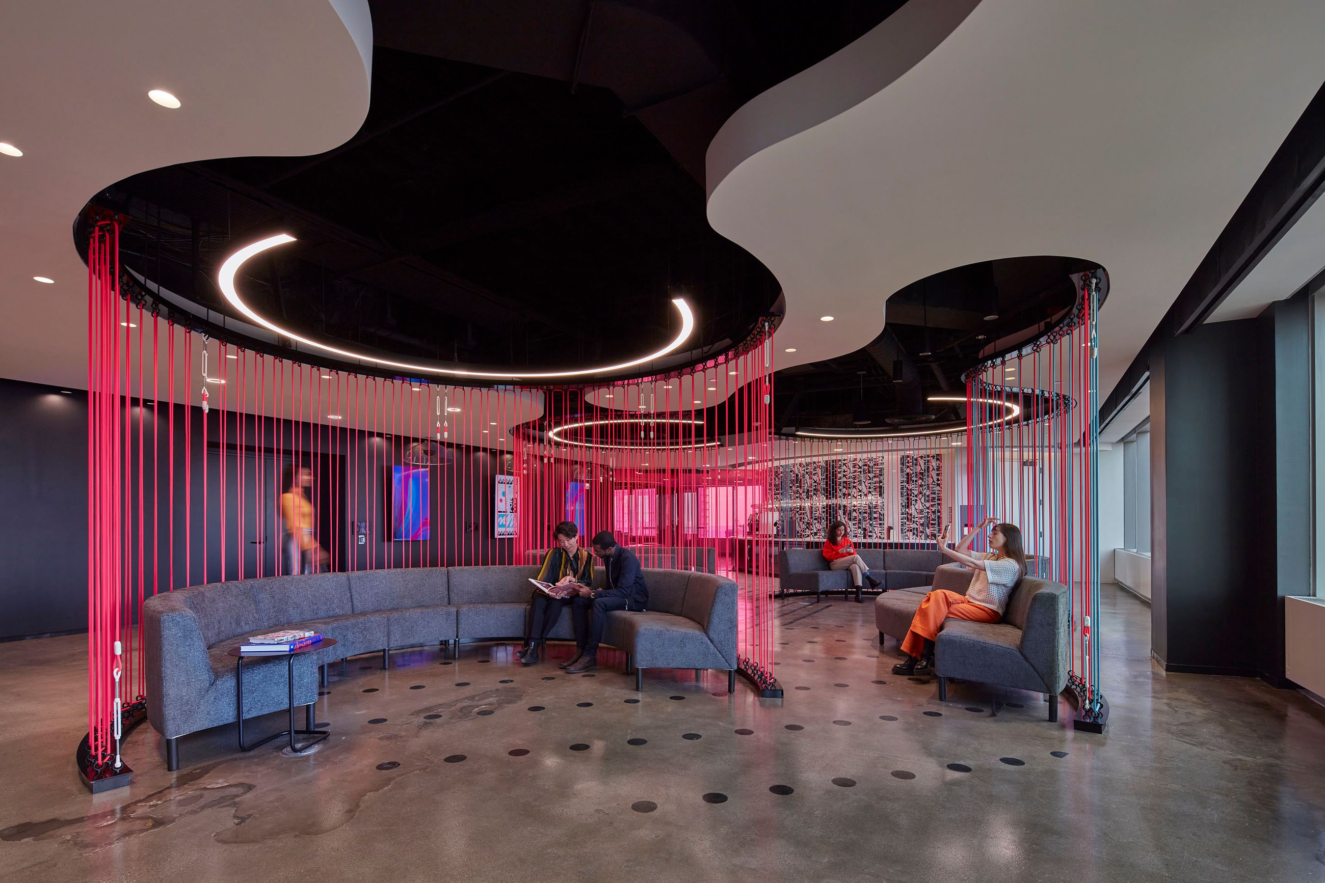 Transform your workspace with Tangram Interiors.