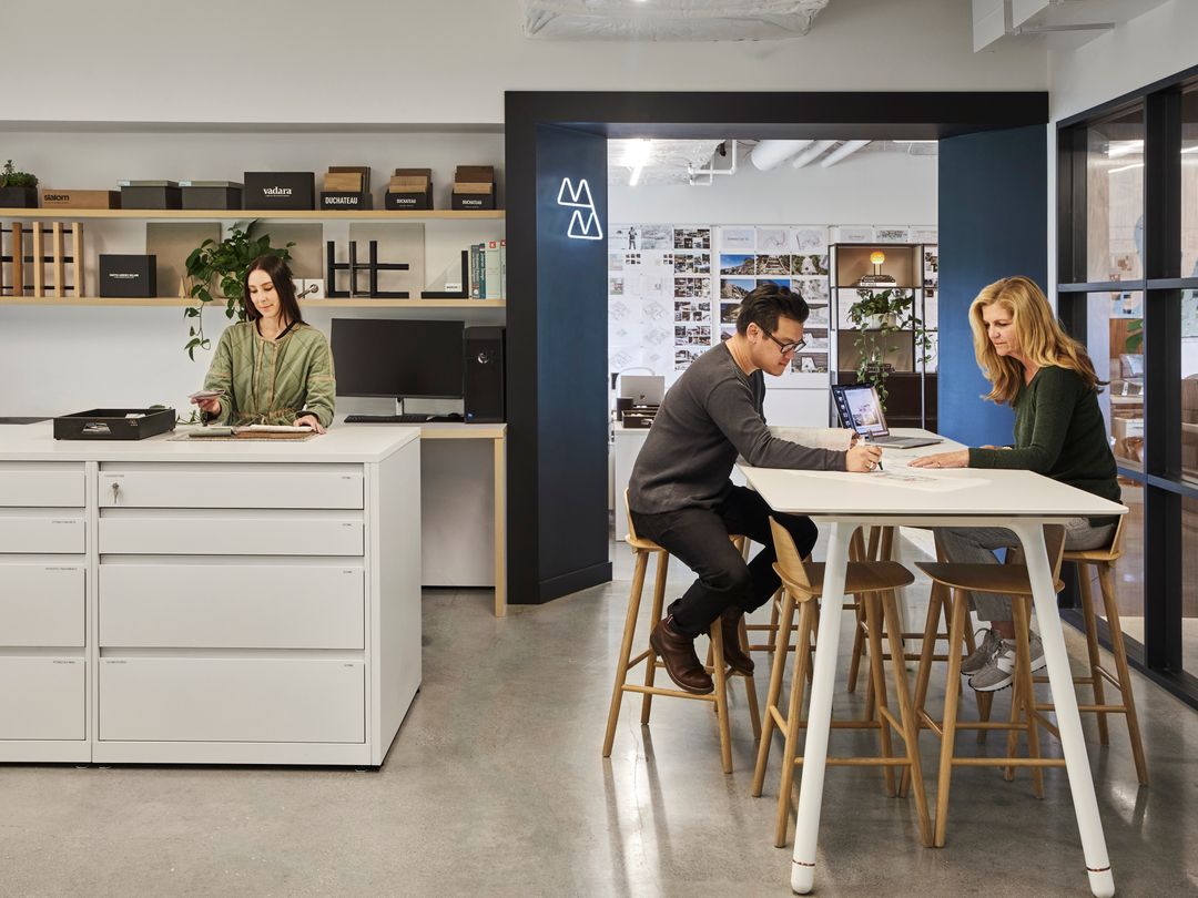 Transform your workspace with Tangram Interiors.