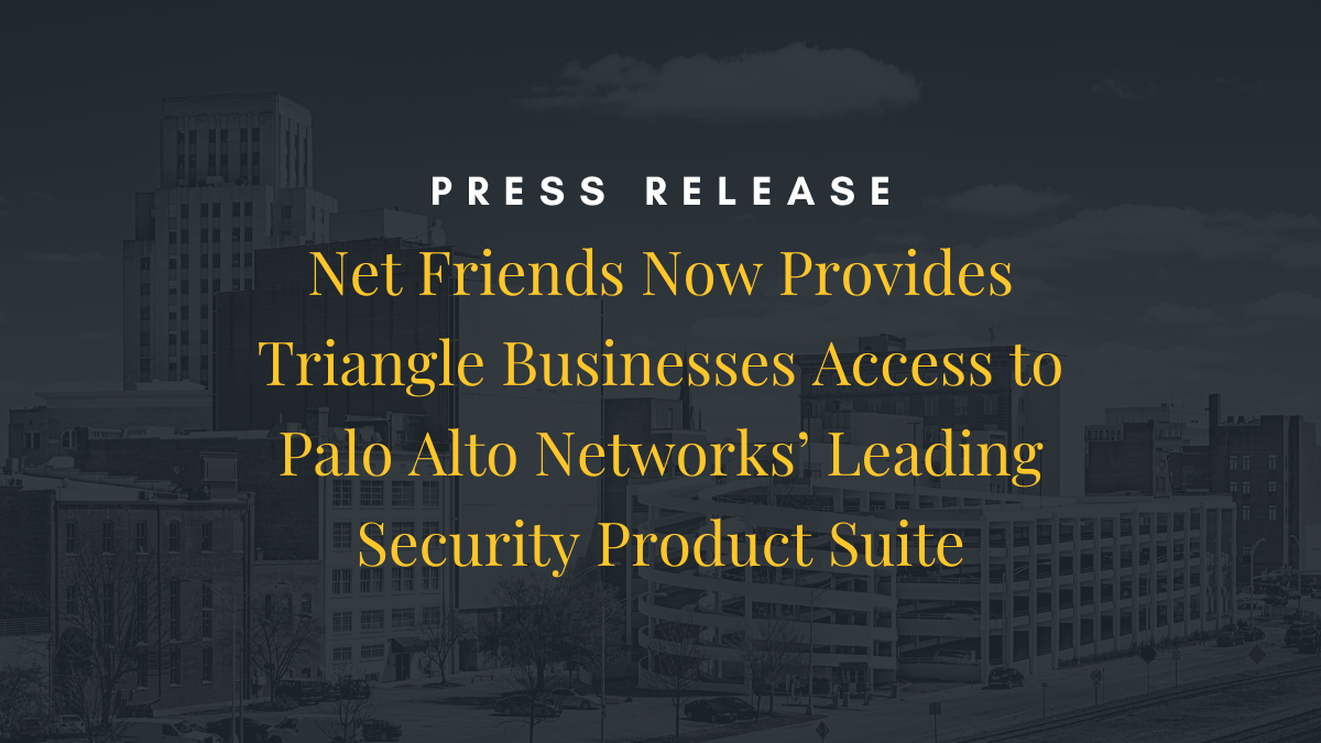 Net Friends Recognized by Palo Alto Networks as a NextWave MSSP Partner ...