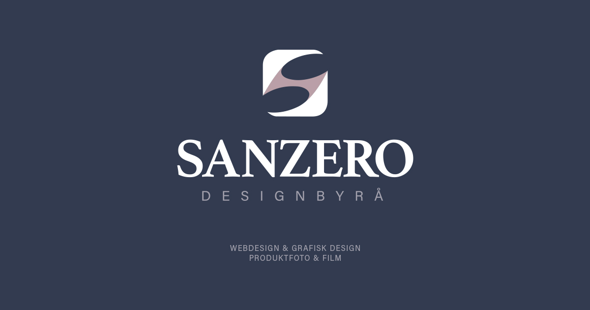 Sanzero Designbyrå. Grafisk Design