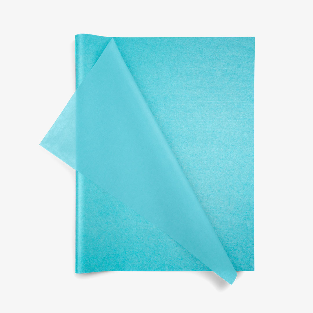Bright Turquoise (Pearlized) Tissue Paper | SatinWrap by Seaman Paper