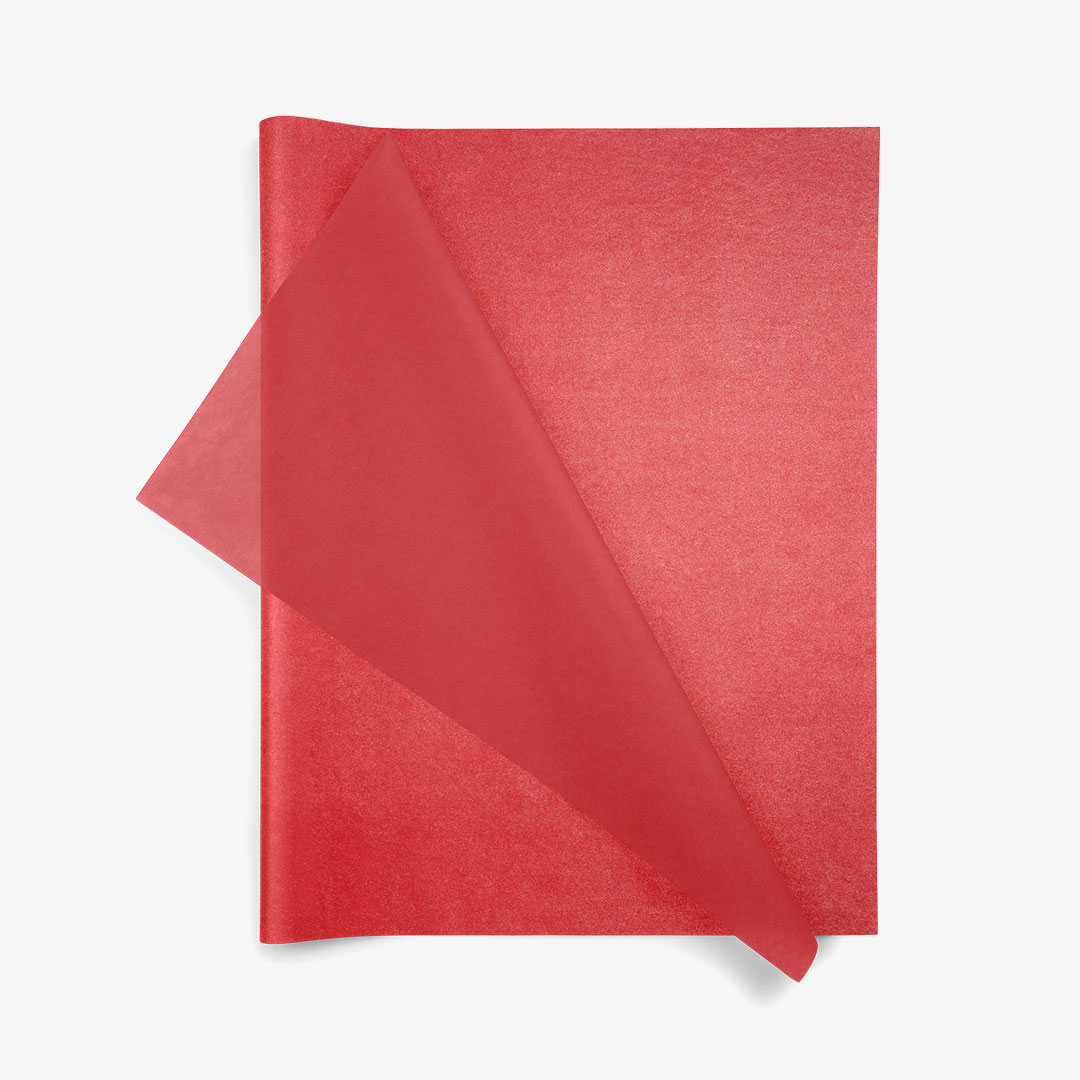 Scarlet (Pearlized) Tissue Paper | SatinWrap by Seaman Paper