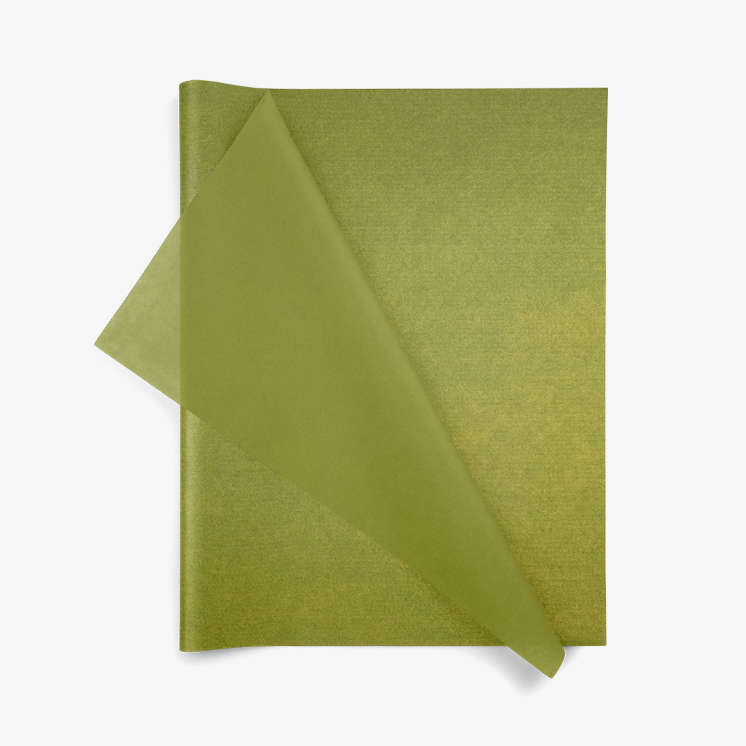 Green Tea (Pearlized) Tissue Paper | SatinWrap by Seaman Paper