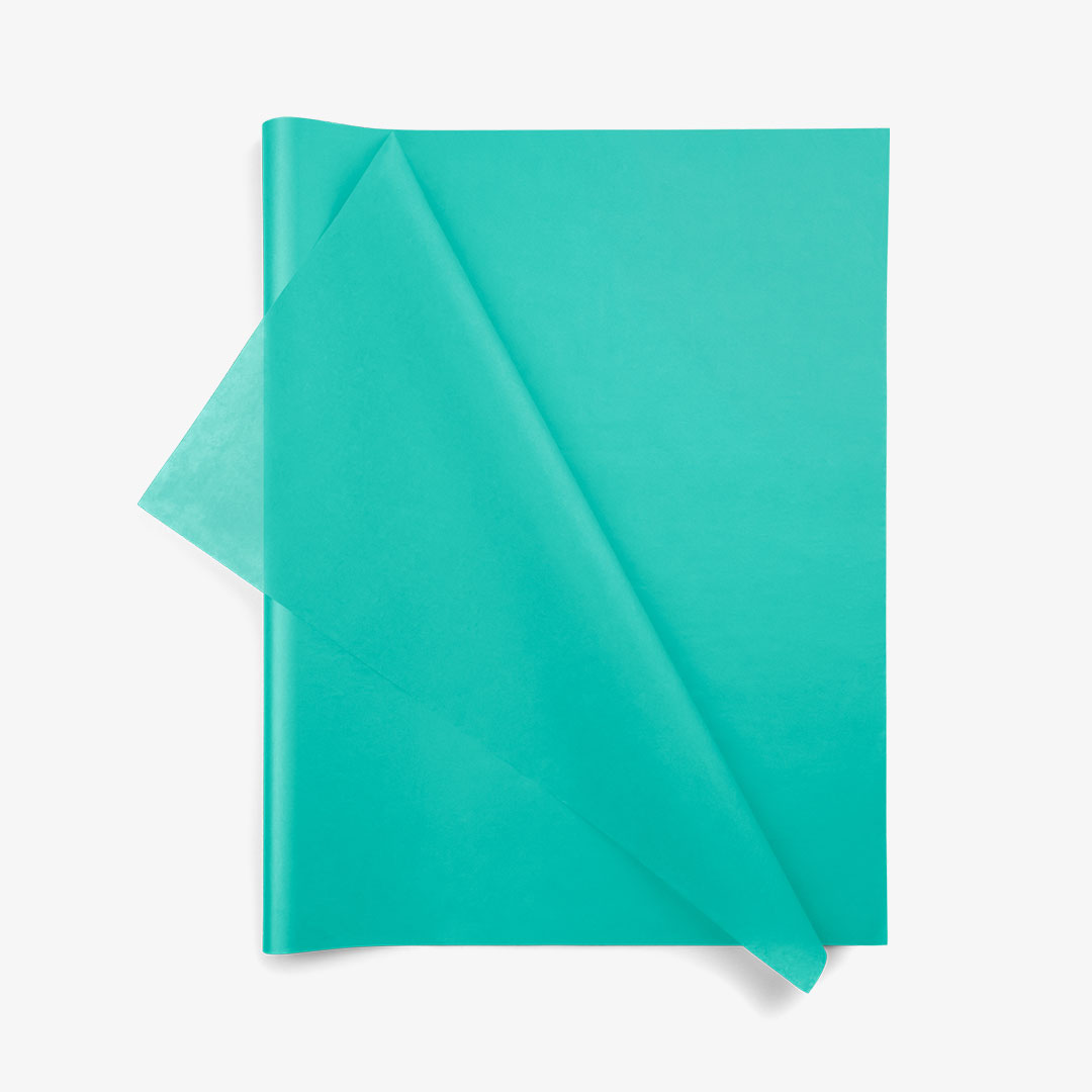 Caribbean Blue Tissue Paper | SatinWrap by Seaman Paper