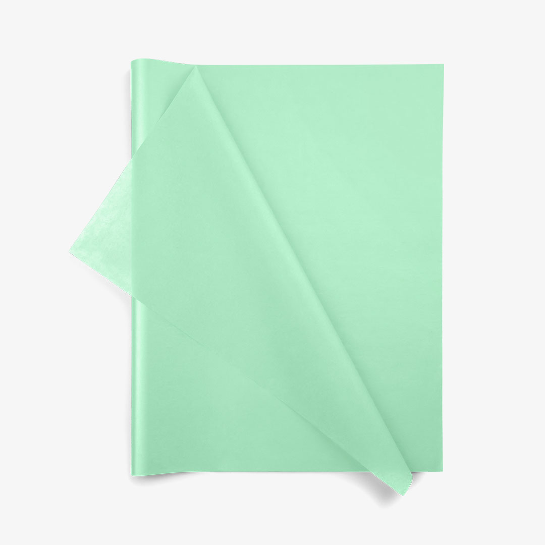 Cool Mint Tissue Paper | SatinWrap by Seaman Paper