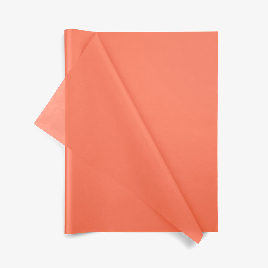 Coral Tissue Paper | SatinWrap by Seaman Paper