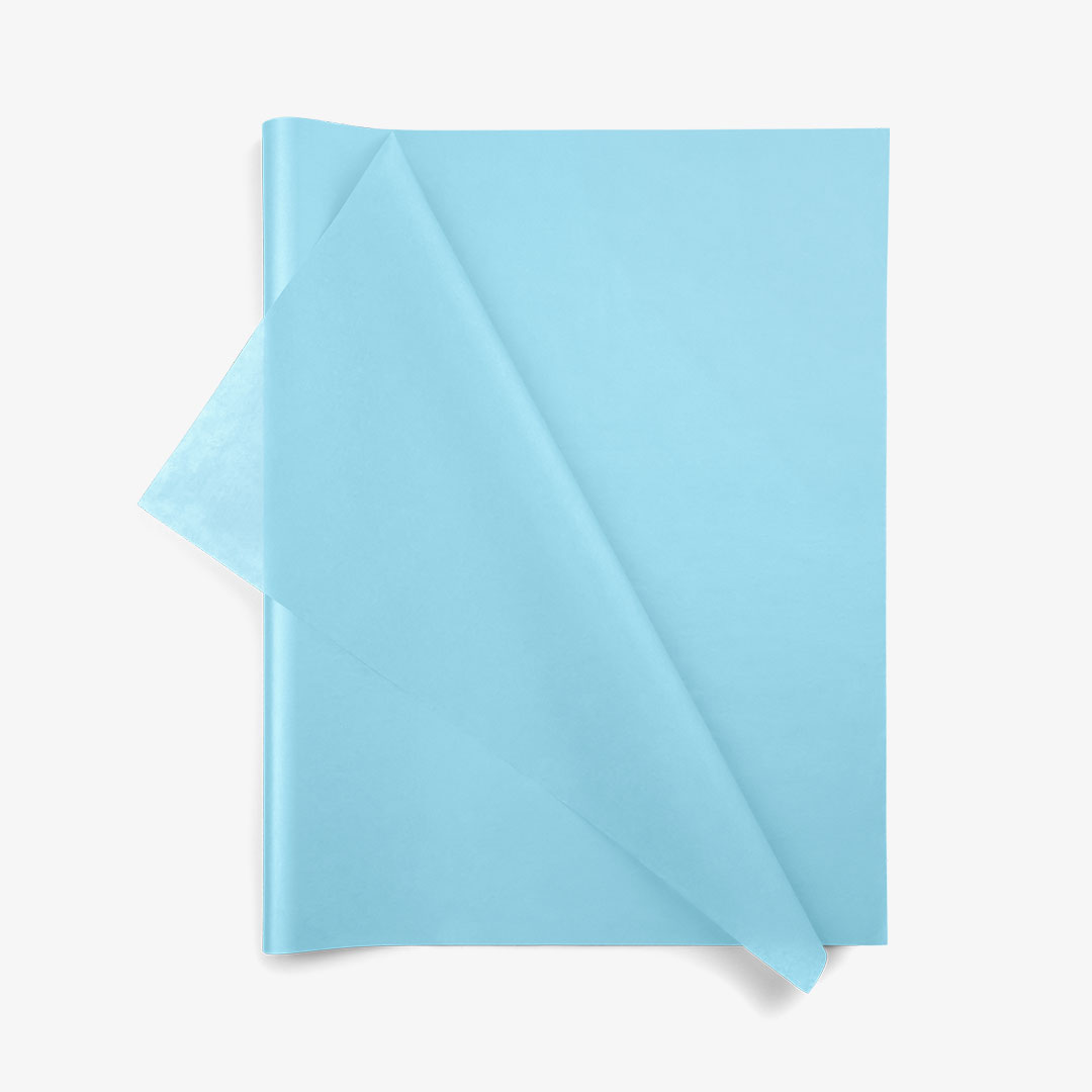 Sky Blue Tissue Paper | SatinWrap by Seaman Paper