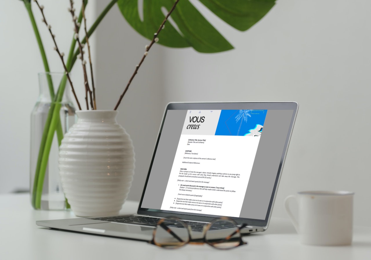 Crew Discussion Guide Template