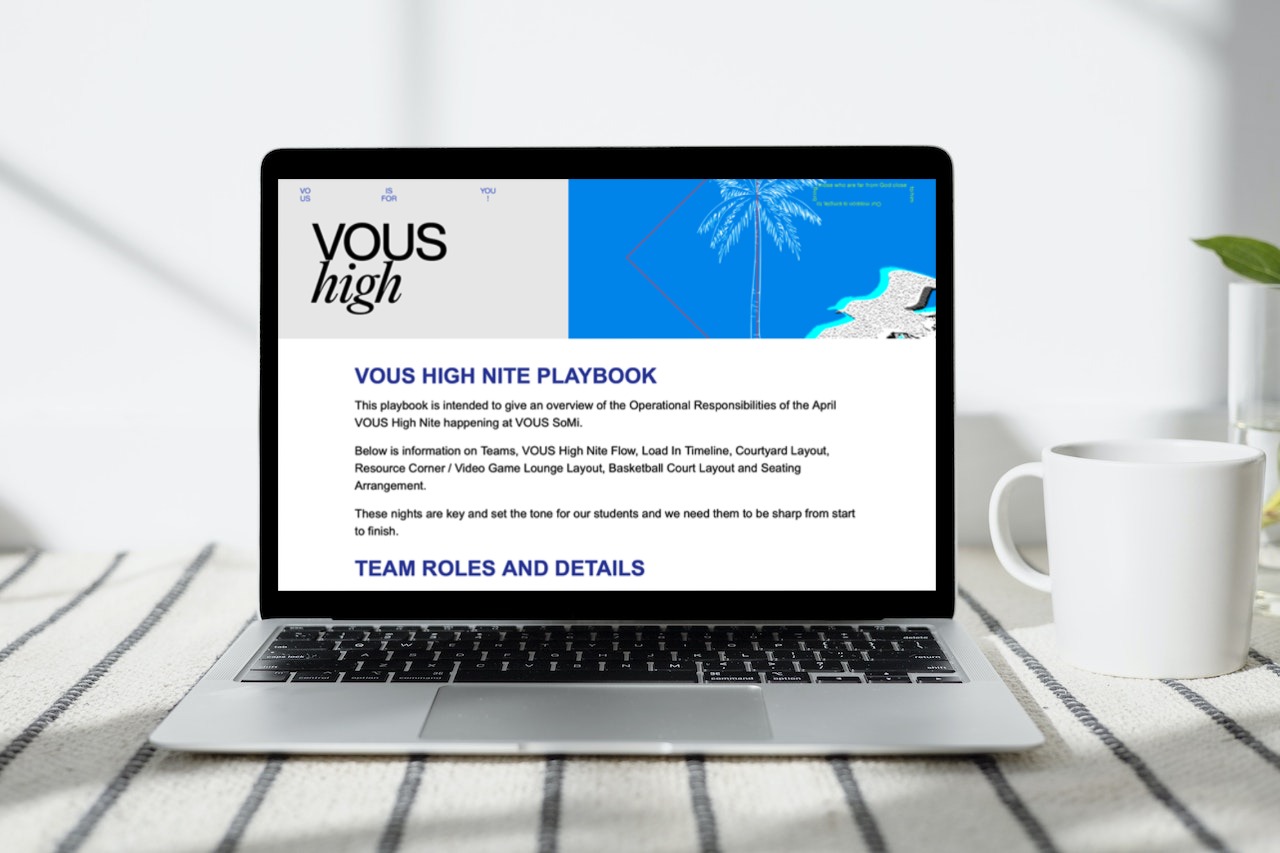 VOUS High Nite Playbook