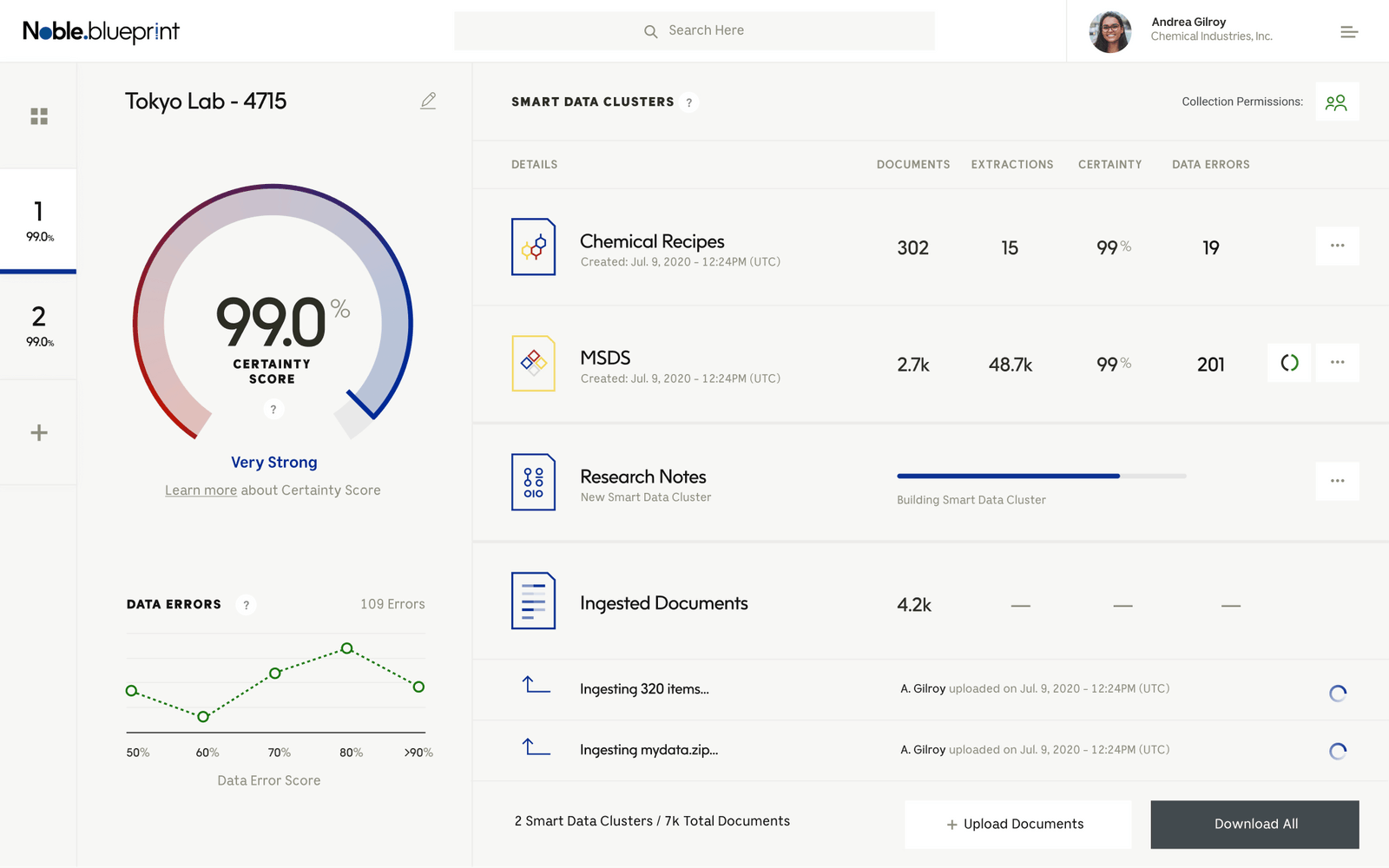 Noble.AI - AI purpose-built for‍ R&D.