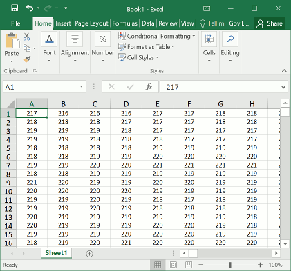 Coolest spreadsheet ever | Blog