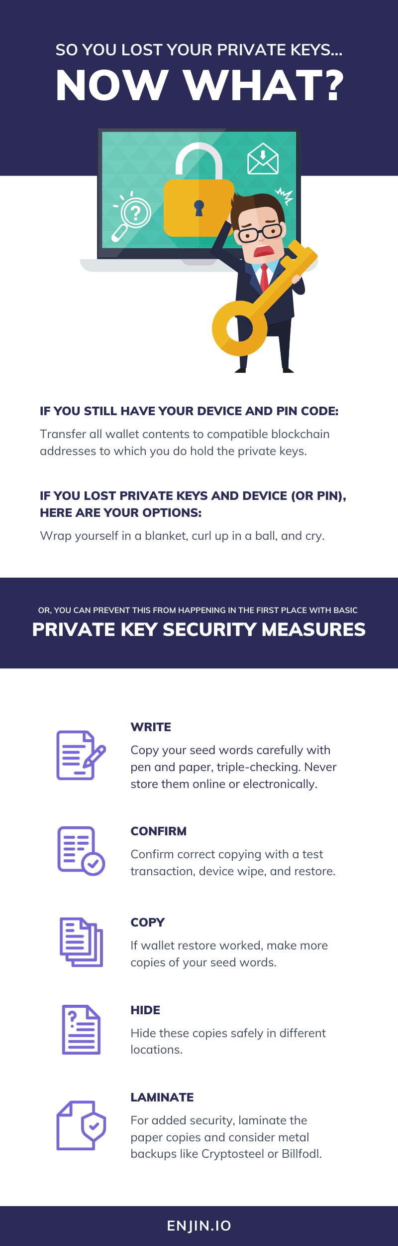 So You Lost Your Private Keys... Now What? | Enjin Blog