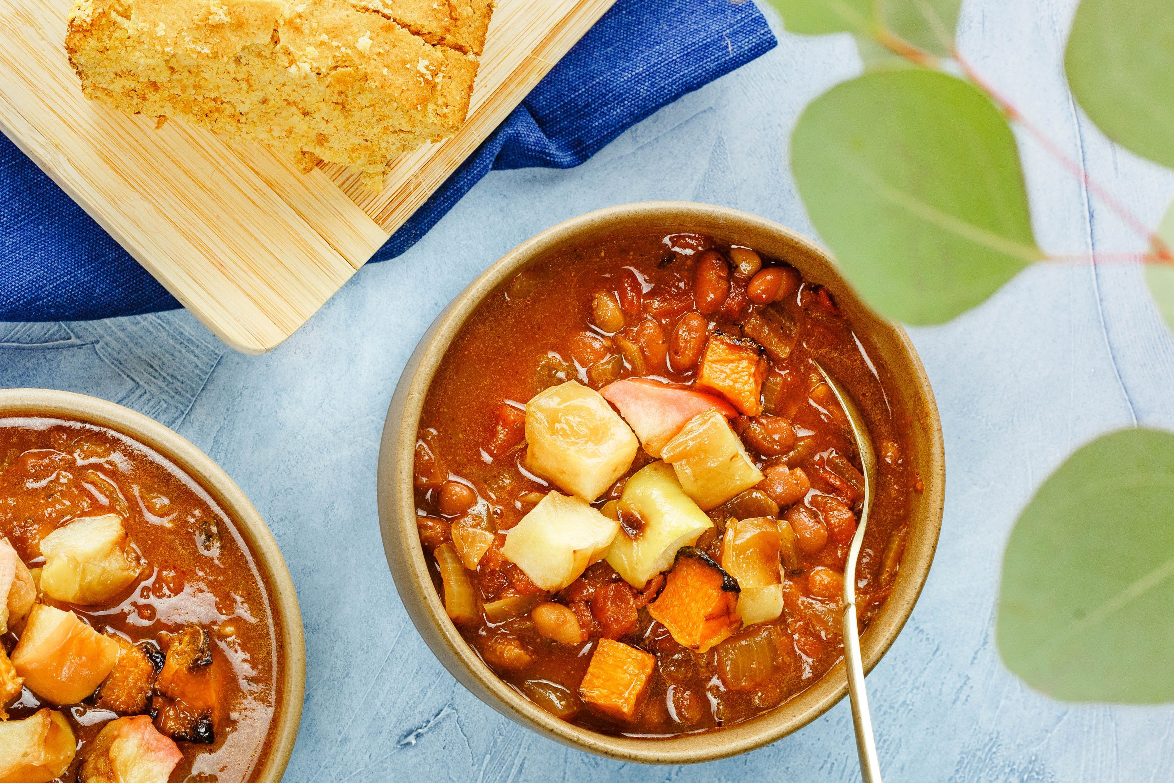 Roasted Apple & Squash Chipotle Chili Recipe
