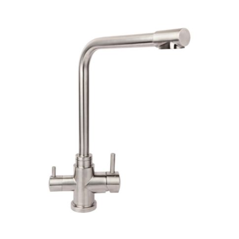 Stainless Steel Premier Mixer - Hot & Cold Mains plus Filtered Water ...