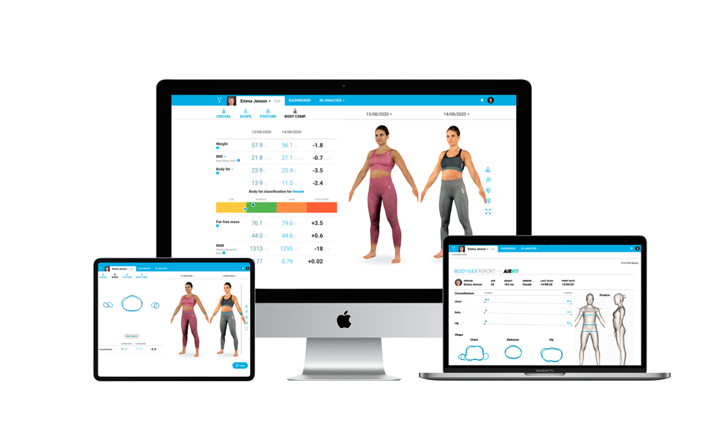 Bodygee Brasil - Bioimpedância 3D - Sua nova forma de medir, acompanhar e motivar.