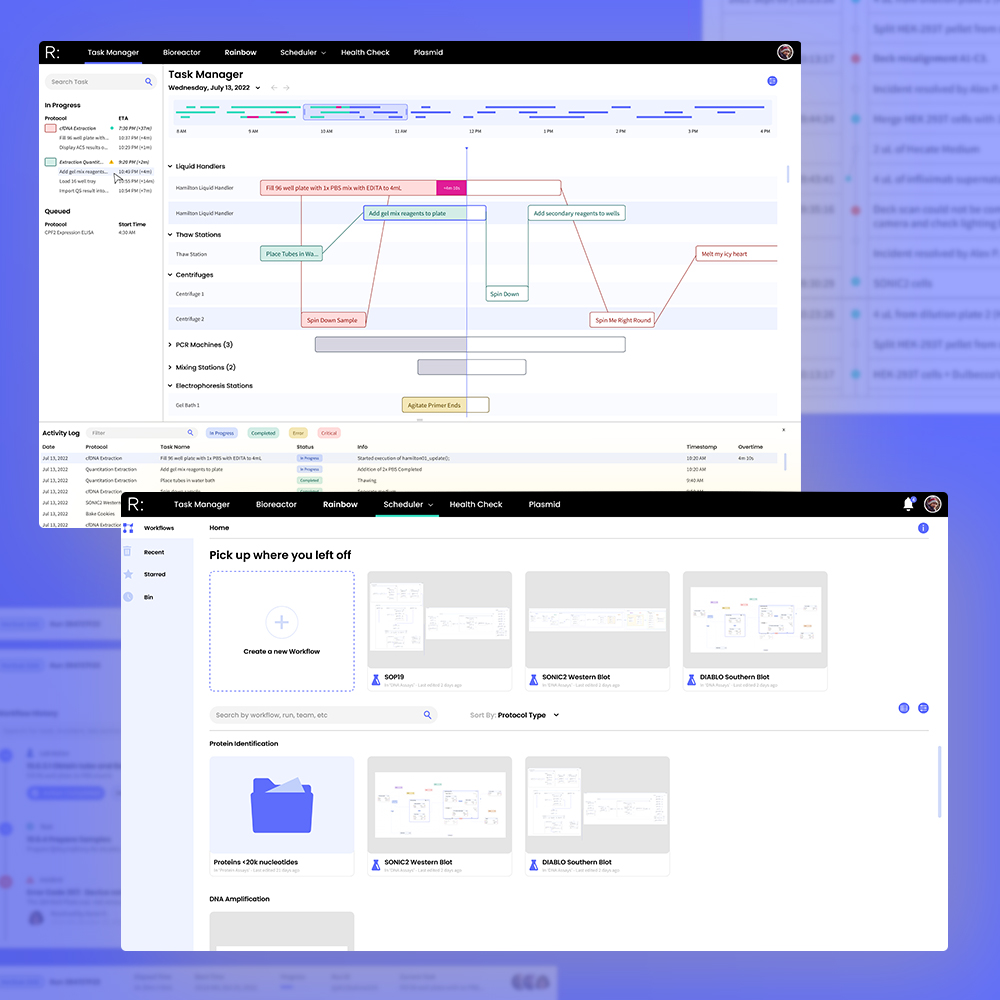 Rainbow Lab Scheduler | Luca Yang Li Visual Design