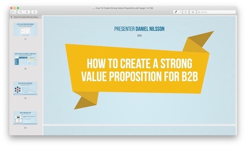 How to Create a Strong Value Proposition for B2B Marketing & Sales