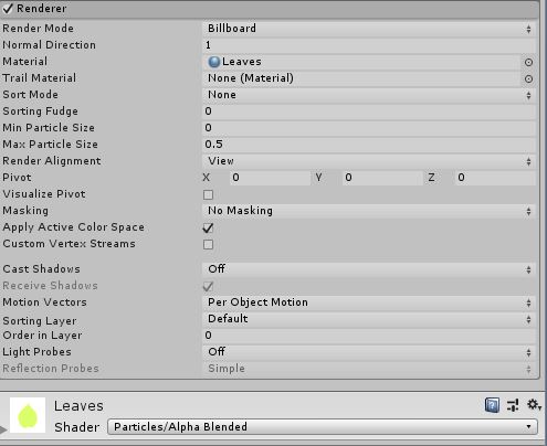 Unity Tutorial - Falling Leaves Particle System