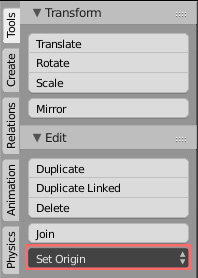 Blender 2.79 Tutorial - Origin Point