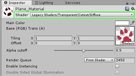 How to Create Transparent Texture For Unity