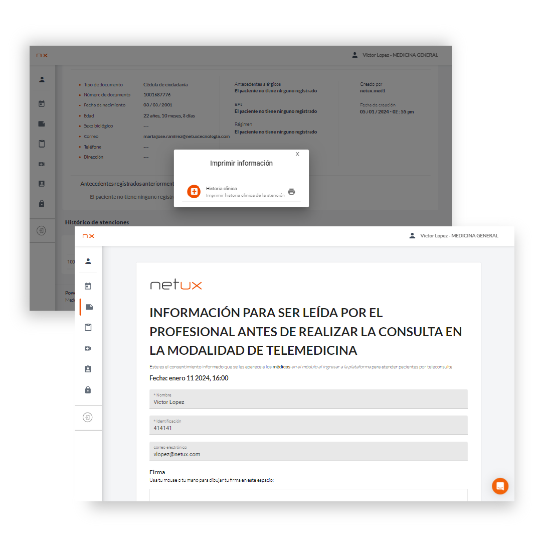 Software Historia Clínica | Plataforma de Telemedicina