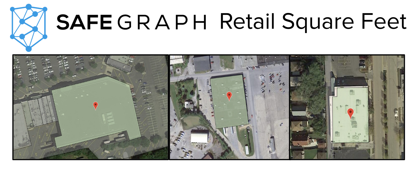 Using SafeGraph Polygons to Estimate Point-Of-Interest Square Footage