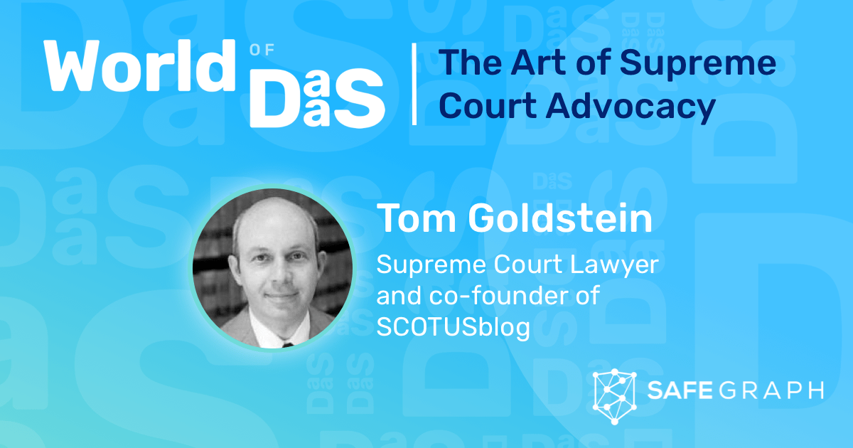 Tom Goldstein: The Art of Supreme Court Advocacy