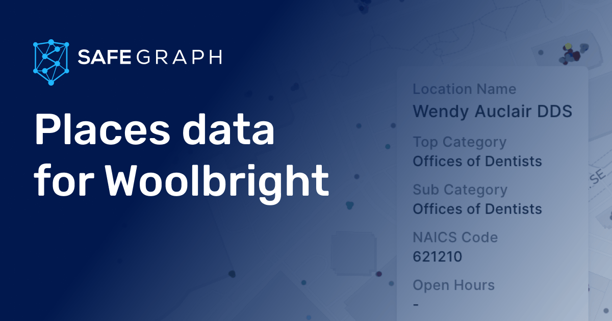 Expand redevelopment efforts with SafeGraph Places