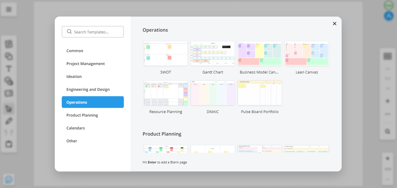SWOT Analysis Using an Online Whiteboard