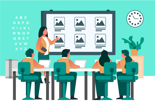 Online Whiteboard with FlatFrog Board for Rooms