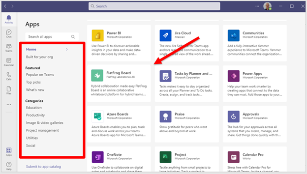 FlatFrog Board for Microsoft Teams