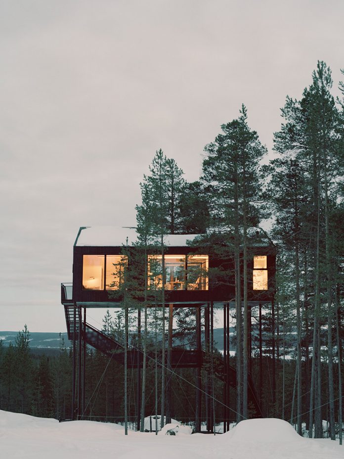 The 7th Room at the Treehotel by Snøhetta